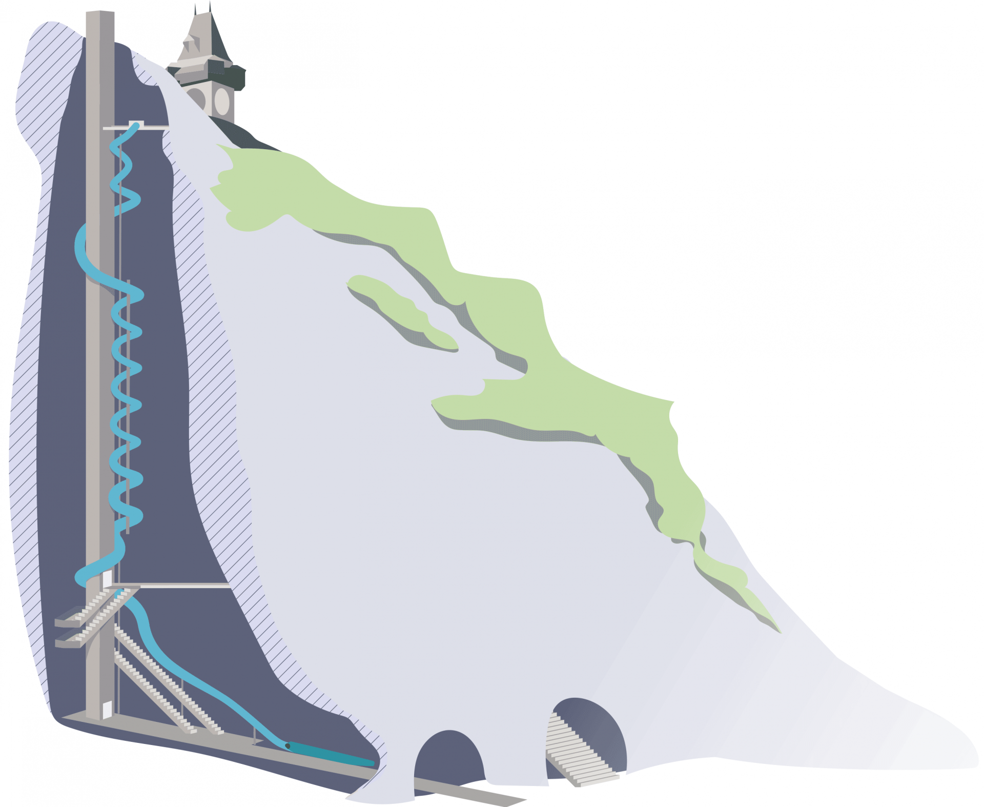Schlossbergrutsche in Graz - Rasante Fahrt im Schlossbergstollen | Preise